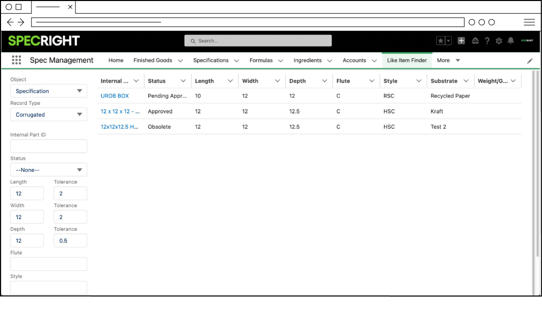 Packaging Management Software | Specright